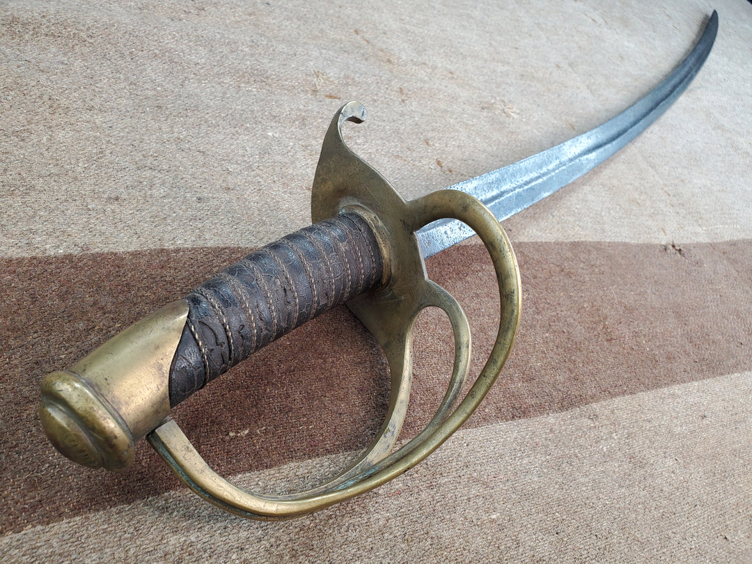 CONFEDERATE COLLEGE HILL ARSENAL NASHVILLE, TN CAVALRY OFFICER'S SWORD ...