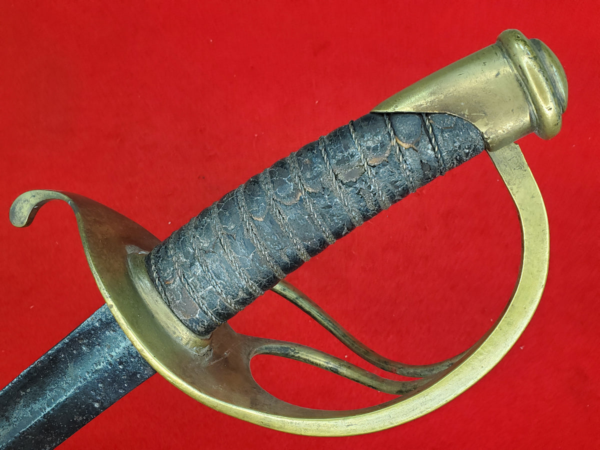 CONFEDERATE COLLEGE HILL ARSENAL NASHVILLE, TN CAVALRY OFFICER'S SWORD ...