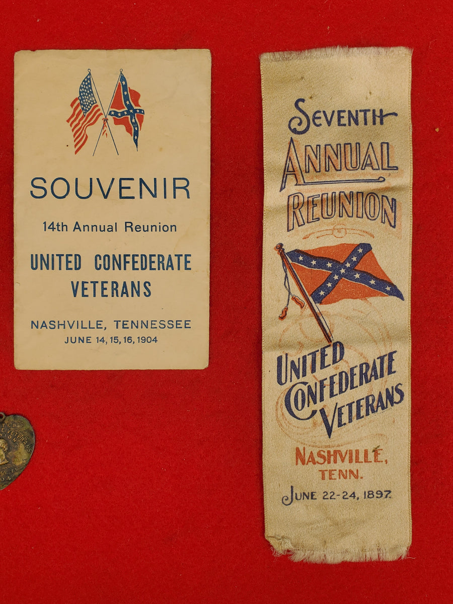 UNITED CONFEDERATE VETERANS UCV RELICS OF DR. S.H. CALDWELL OF PARIS ...