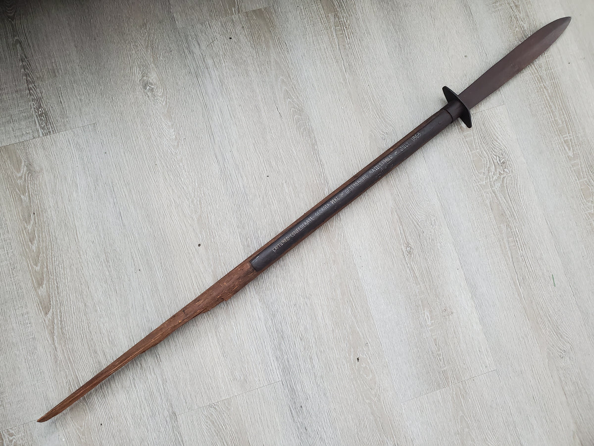 CONFEDERATE GEORGIA PIKE RECOVERED FROM GETTYSBURG 48" – 1st Alabama ...