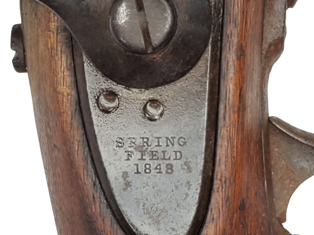 SPRINGFIELD M1842 MUSKET WITH 1848 PRODUCTION DATE – 1st Alabama Cavalry