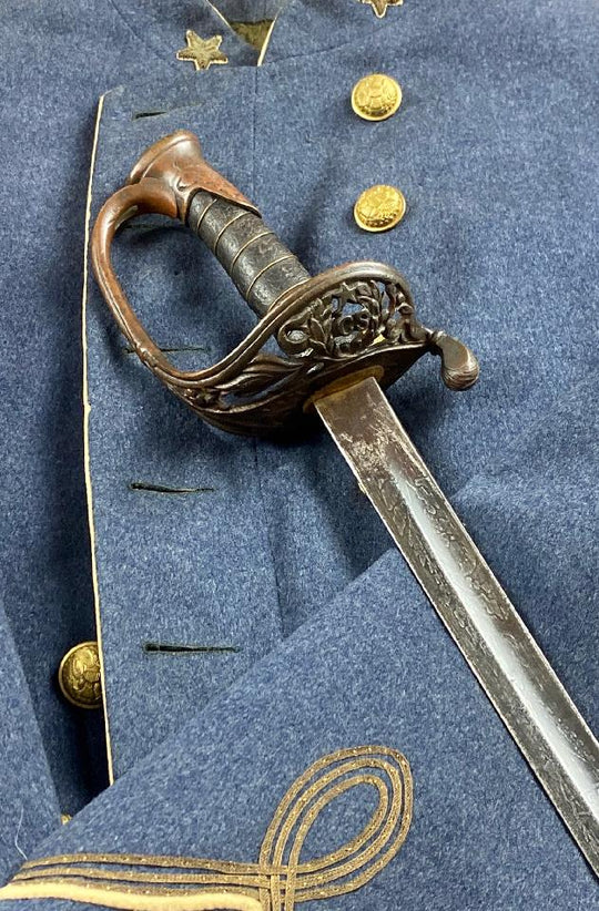 CONFEDERATE BOYLE & GAMBLE FIELD & STAFF OFFICER'S SWORD – 1st Alabama ...