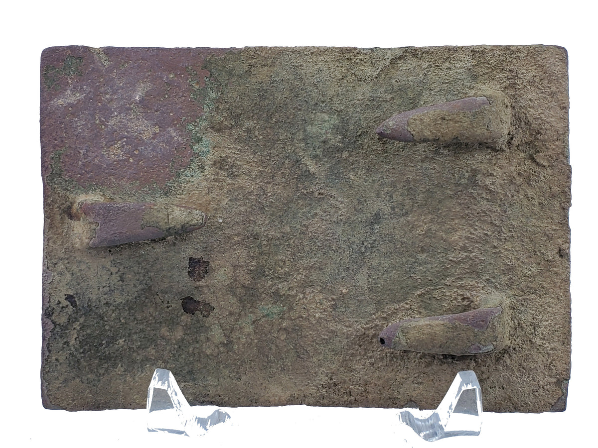 EXCAVATED CONFEDERATE CSA BELT PLATE RECOVERED IN COOSA COUNTY, AL ...