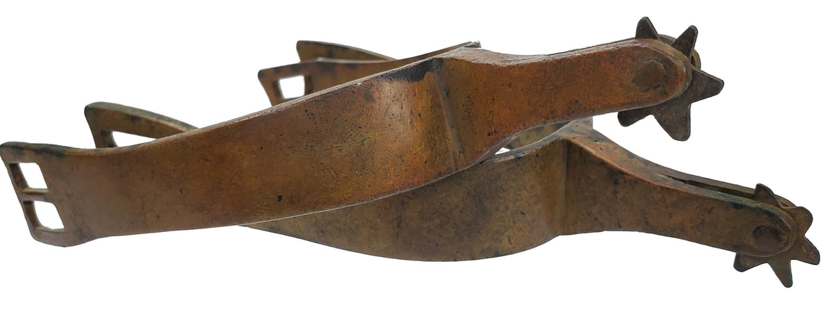 CONFEDERATE RICHMOND CAVALRY SPURS WITH ROWELS – 1st Alabama Cavalry