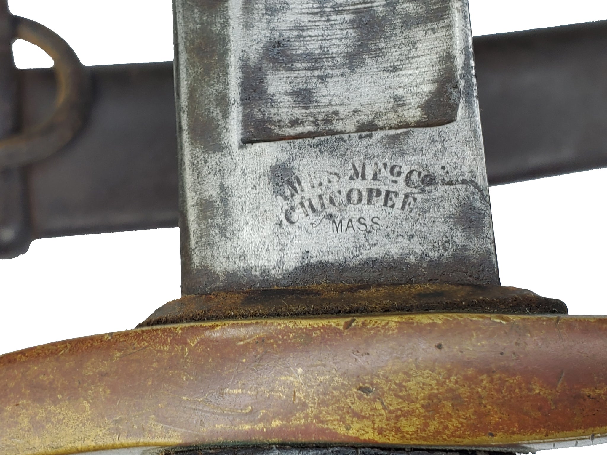 AMES M1840 MOUNTED ARTILLERY SWORD AND SCABBARD 1864 – 1st Alabama Cavalry