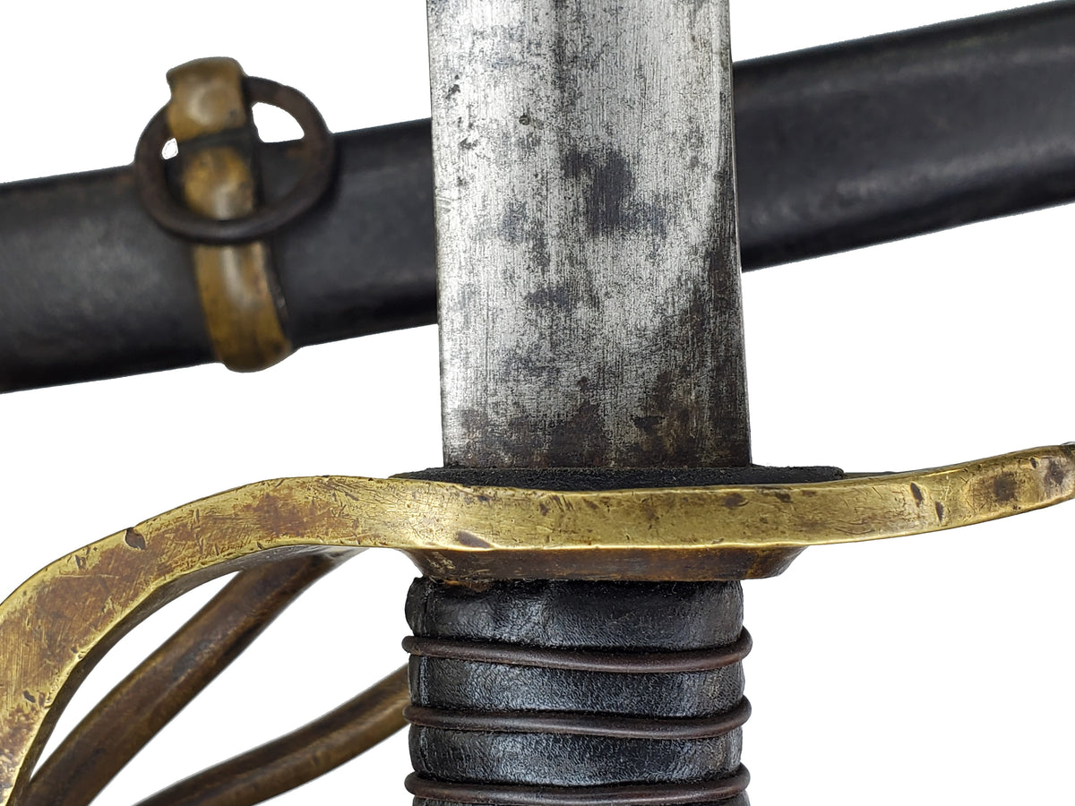 CONFEDERATE HAIMAN CAVALRY SWORD AND SCABBARD – 1st Alabama Cavalry