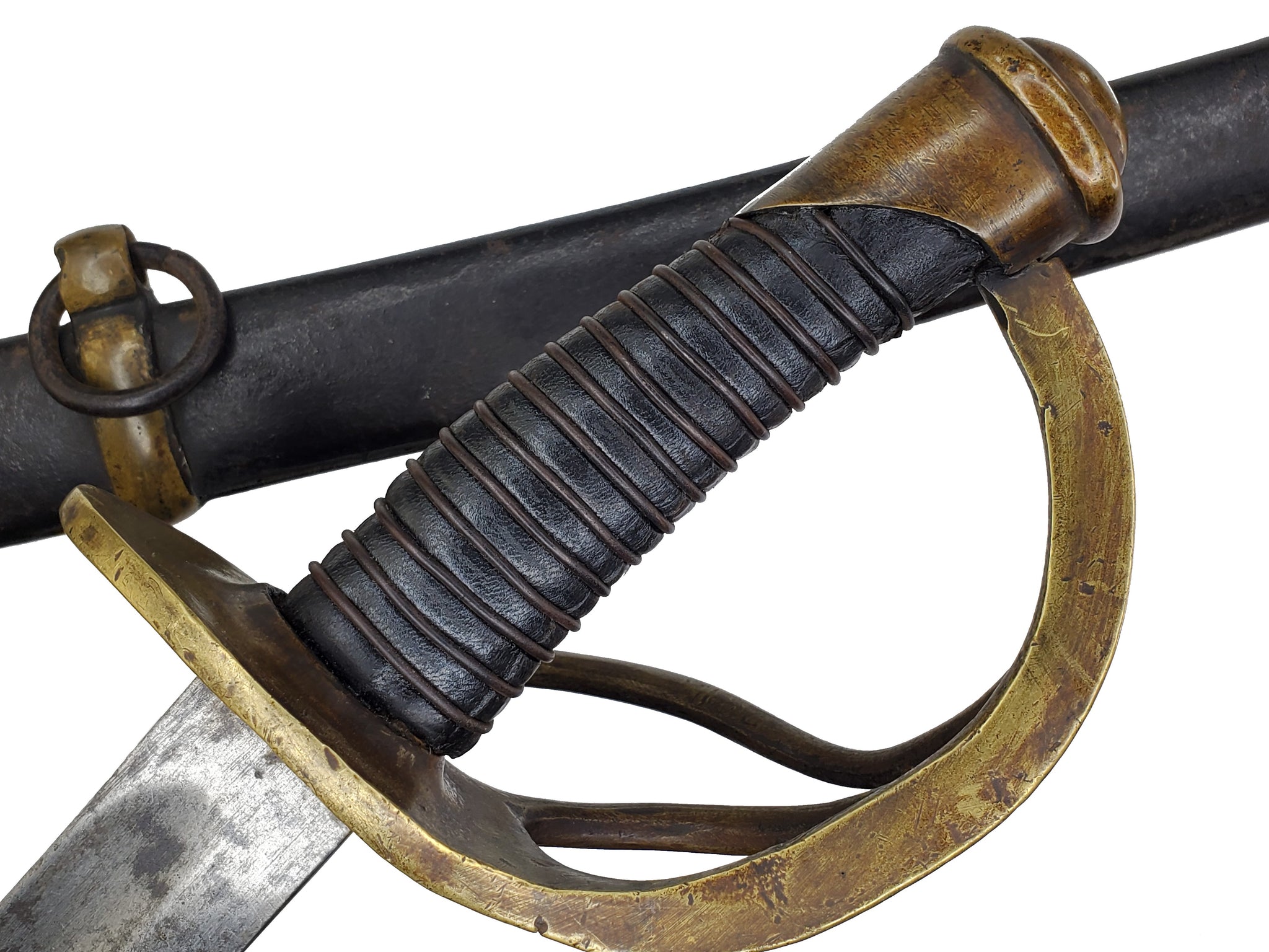 CONFEDERATE HAIMAN CAVALRY SWORD AND SCABBARD – 1st Alabama Cavalry